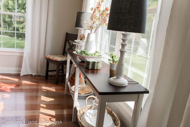 Console Table Makeover With Chalk Paint - Lantern Lane Designs