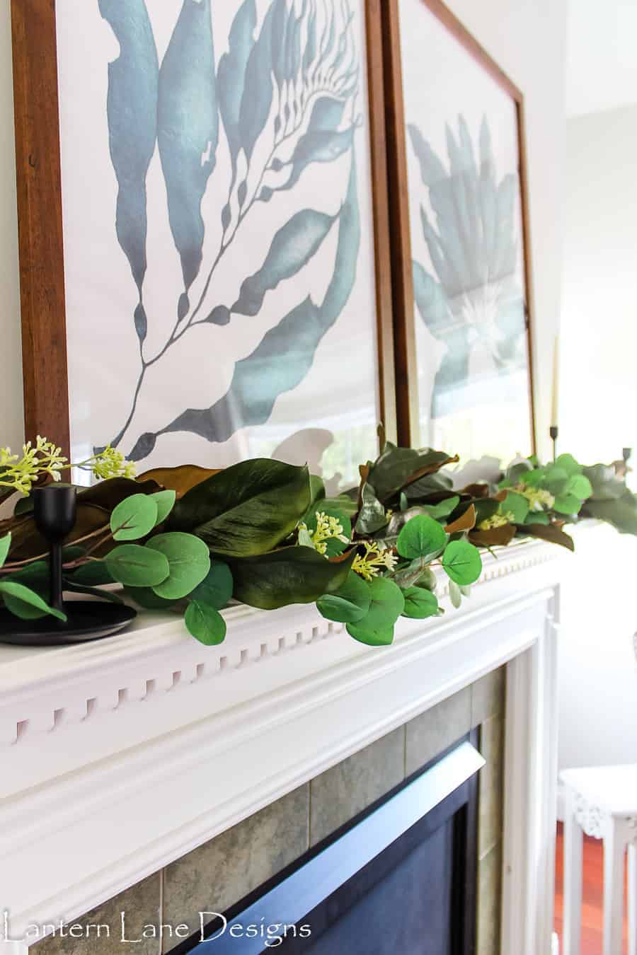 How To Make Your Own DIY Garland Using Faux Greenery For Your Home