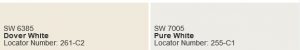 Sherwin Williams Dover White