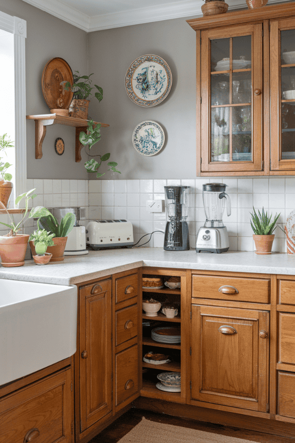 Kitchen Gray Paint Colors With Oak Cabinets How Do You Match Your Wall