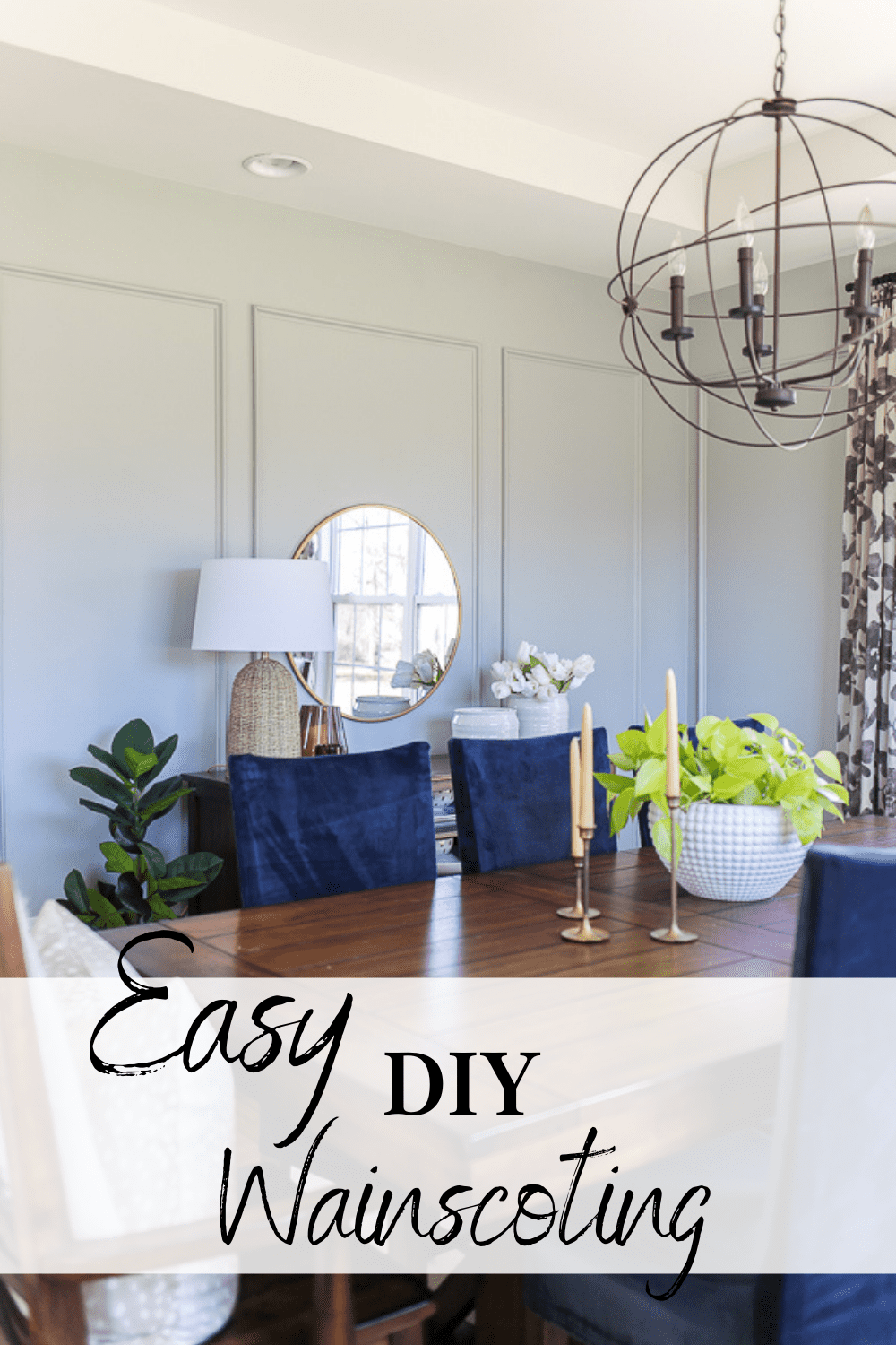 DIY Wall Panels (DIY Wainscoting) - Lantern Lane Designs