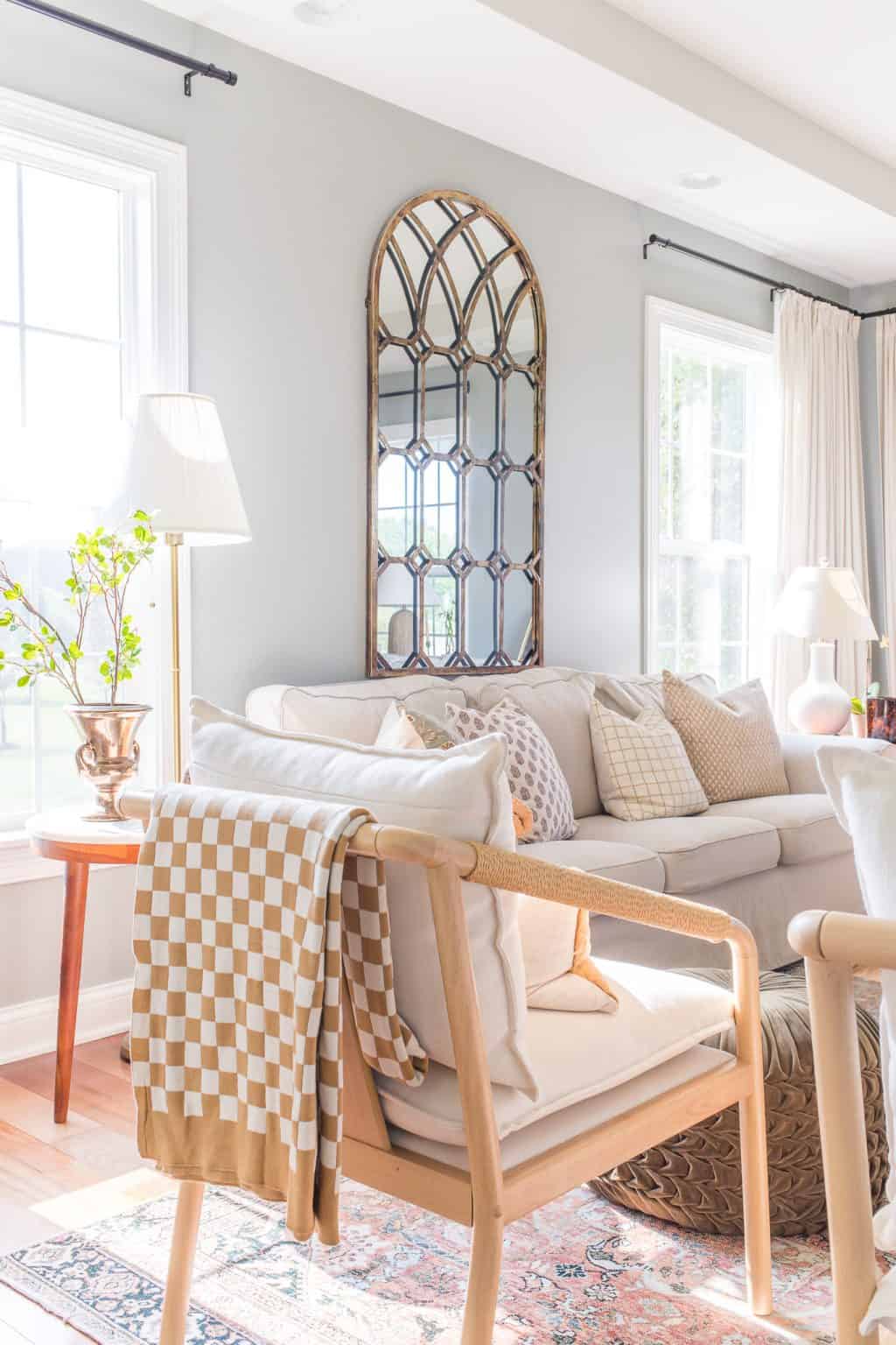 How To Style a Throw on a Couch - Lantern Lane Designs