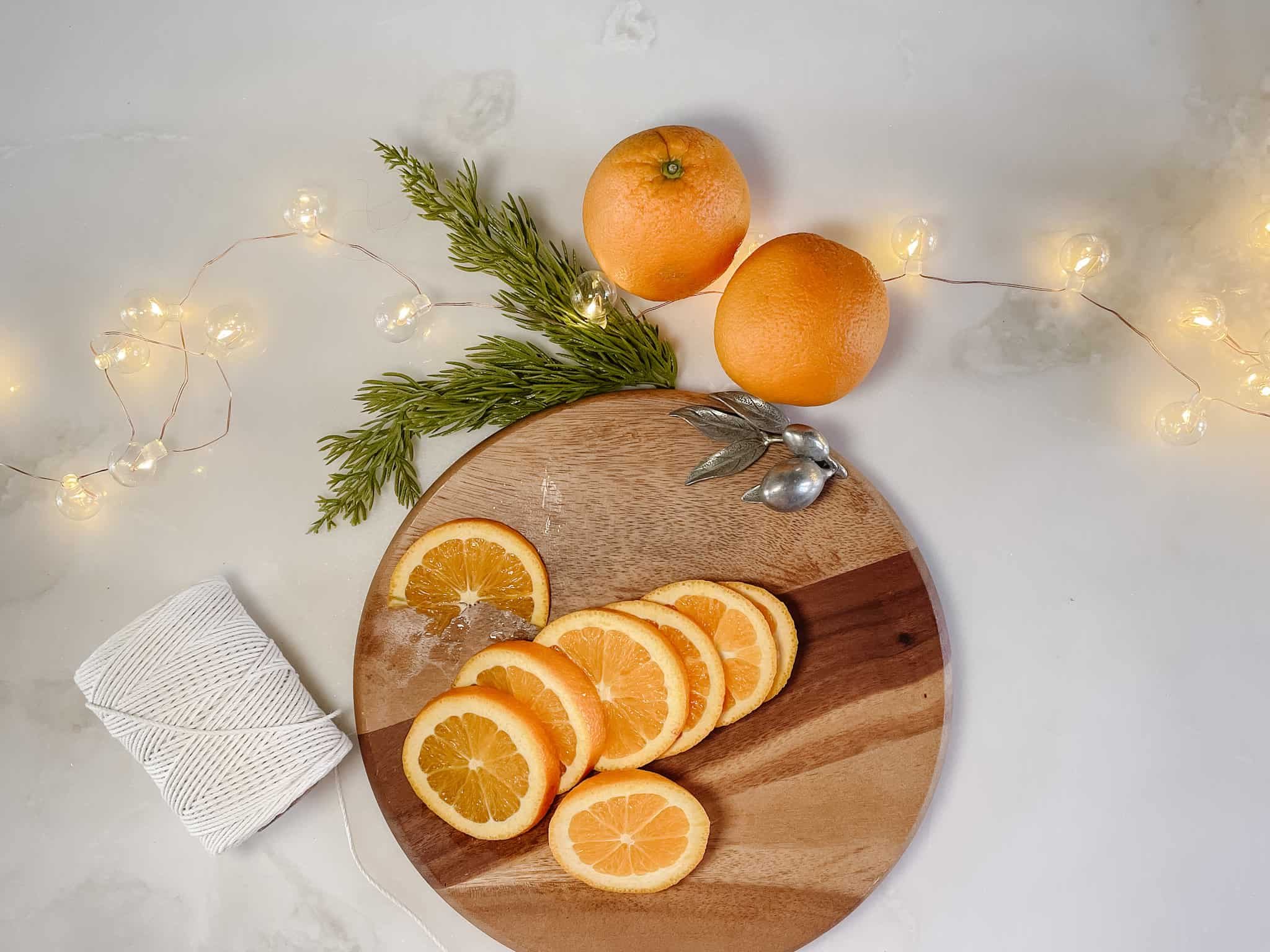 Dried Orange Garland - Lantern Lane Designs