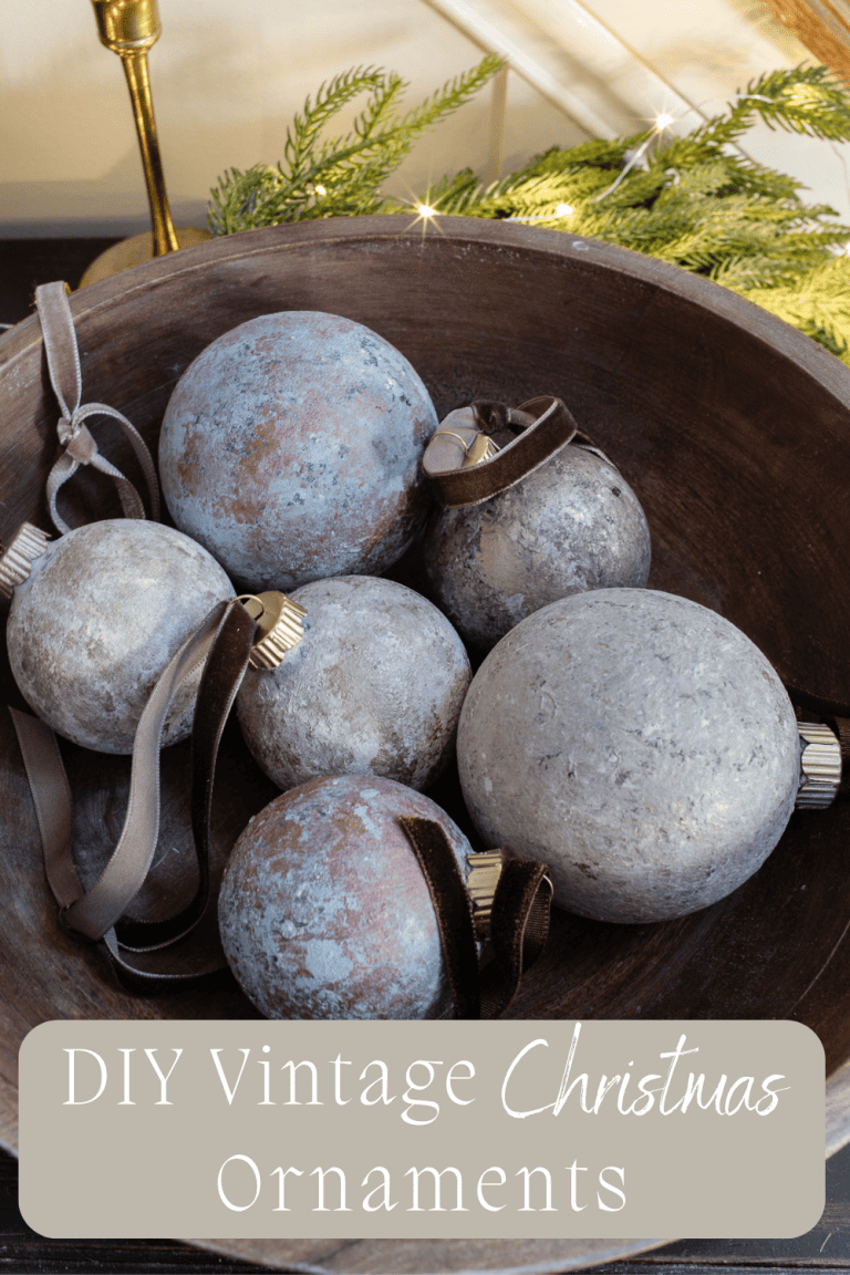 DIY Vintage Christmas Ornaments - Lantern Lane Designs