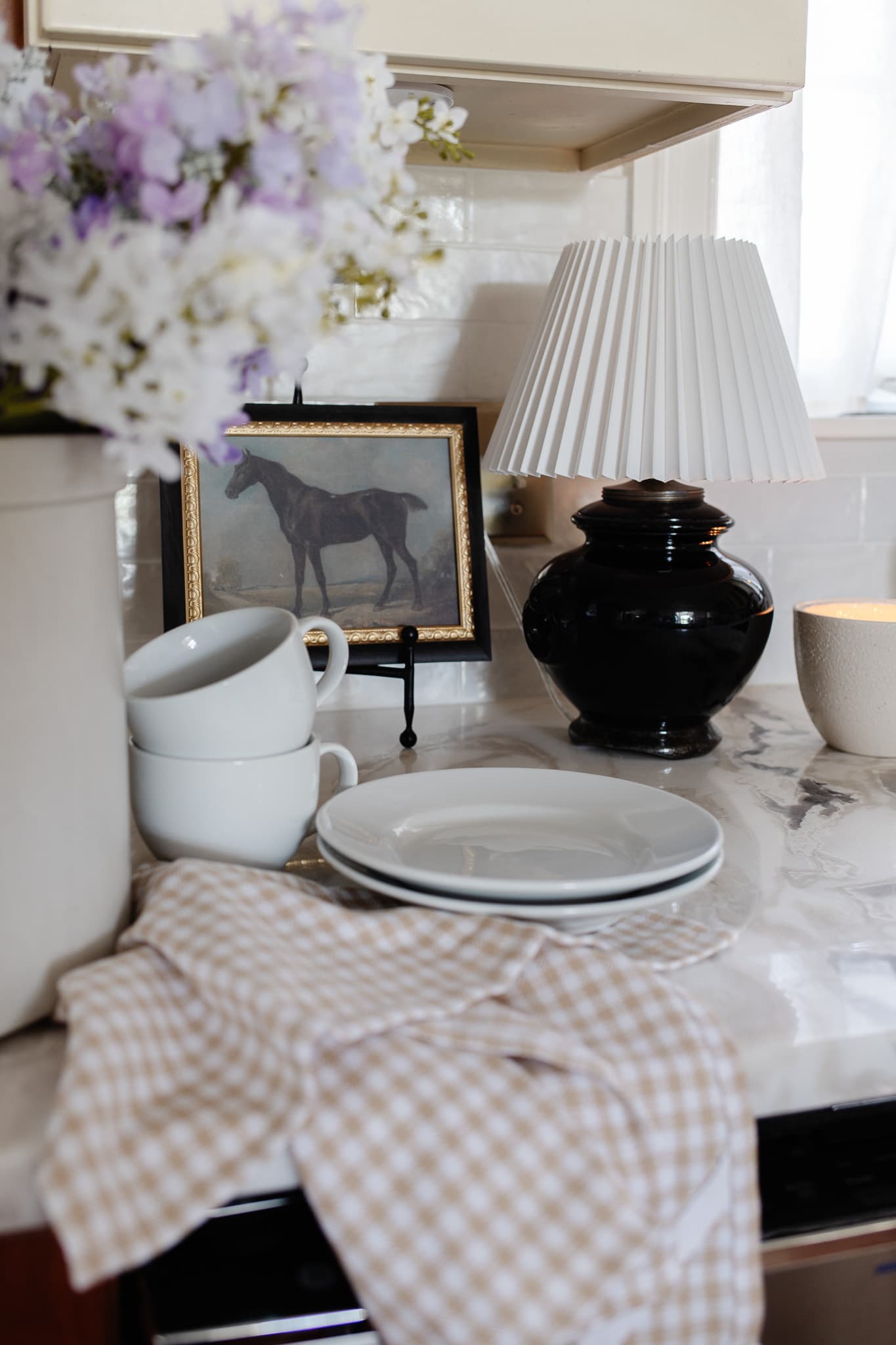 Tips to Styling Your Kitchen Counters - Lantern Lane Designs