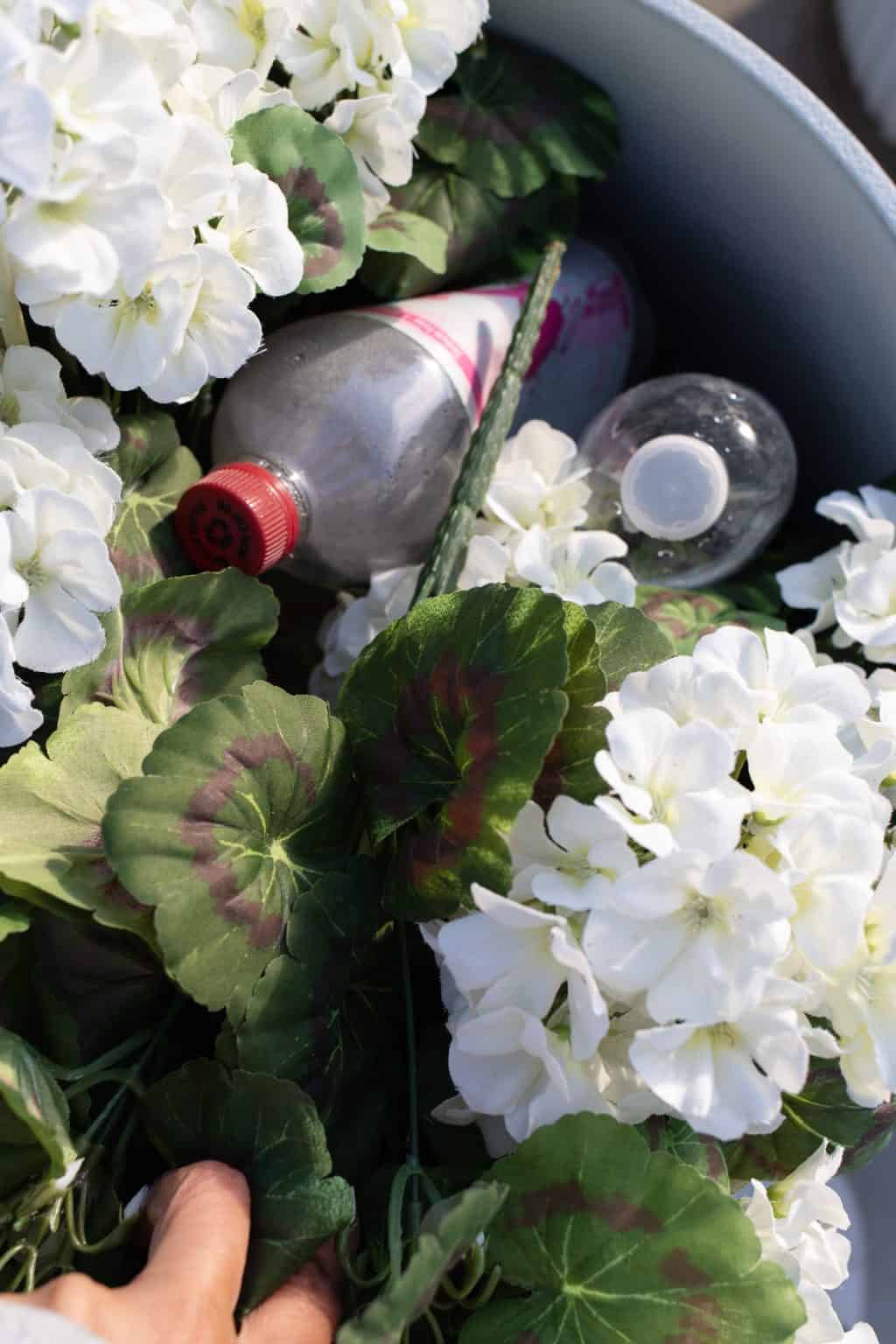 How To Create Stunning Planters (With Faux Flowers) - Lantern Lane Designs