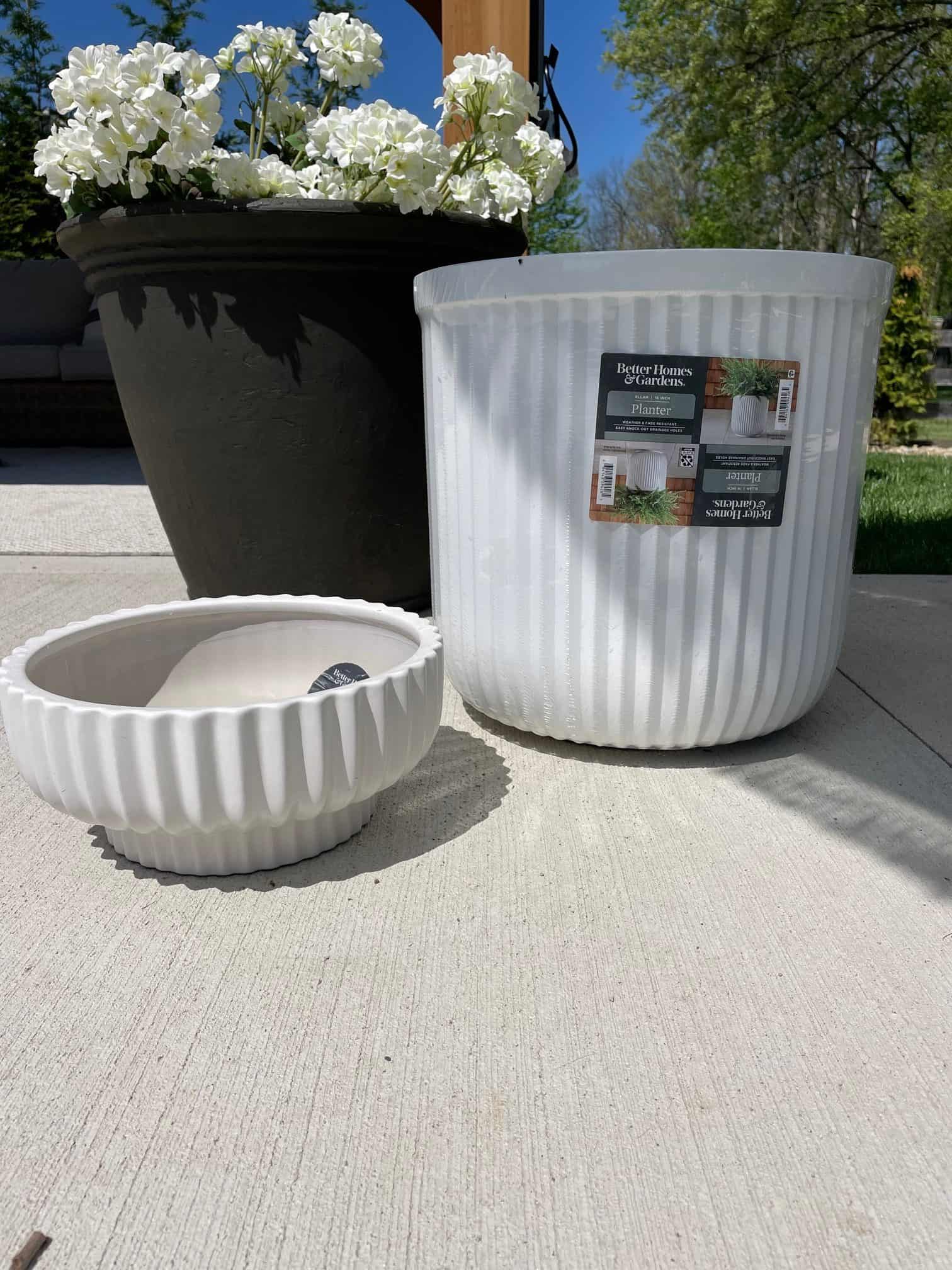 DIY Outdoor Fountain (Using Planters) - Lantern Lane Designs