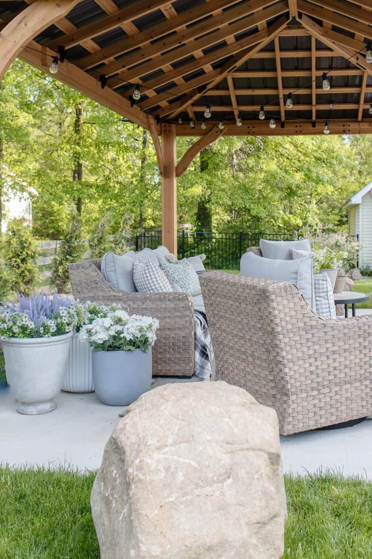 11 Tips To Create A Beautiful Back Patio - Lantern Lane Designs