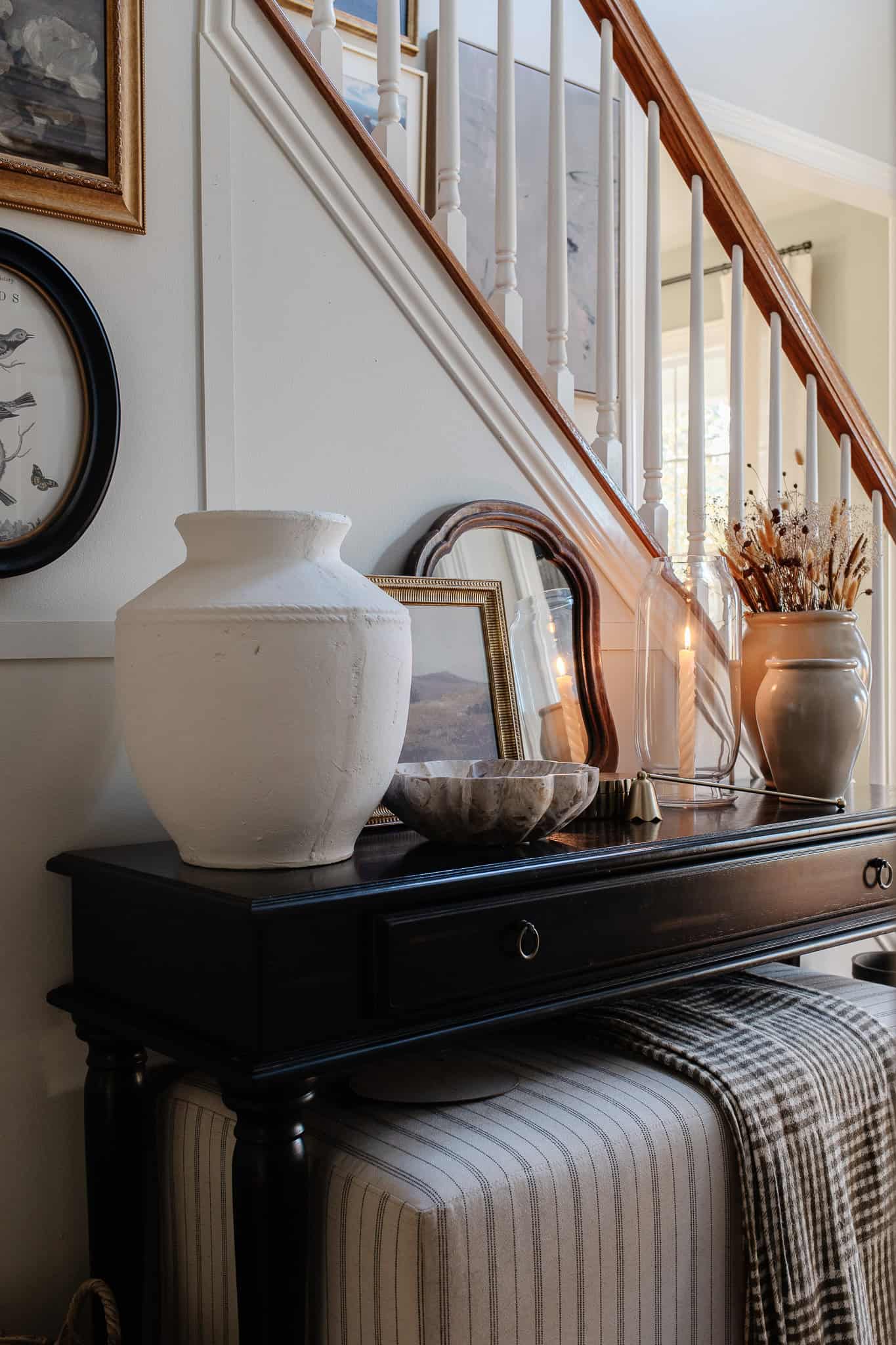 Console Table Styling (How to decorate a console table) - Lantern Lane ...