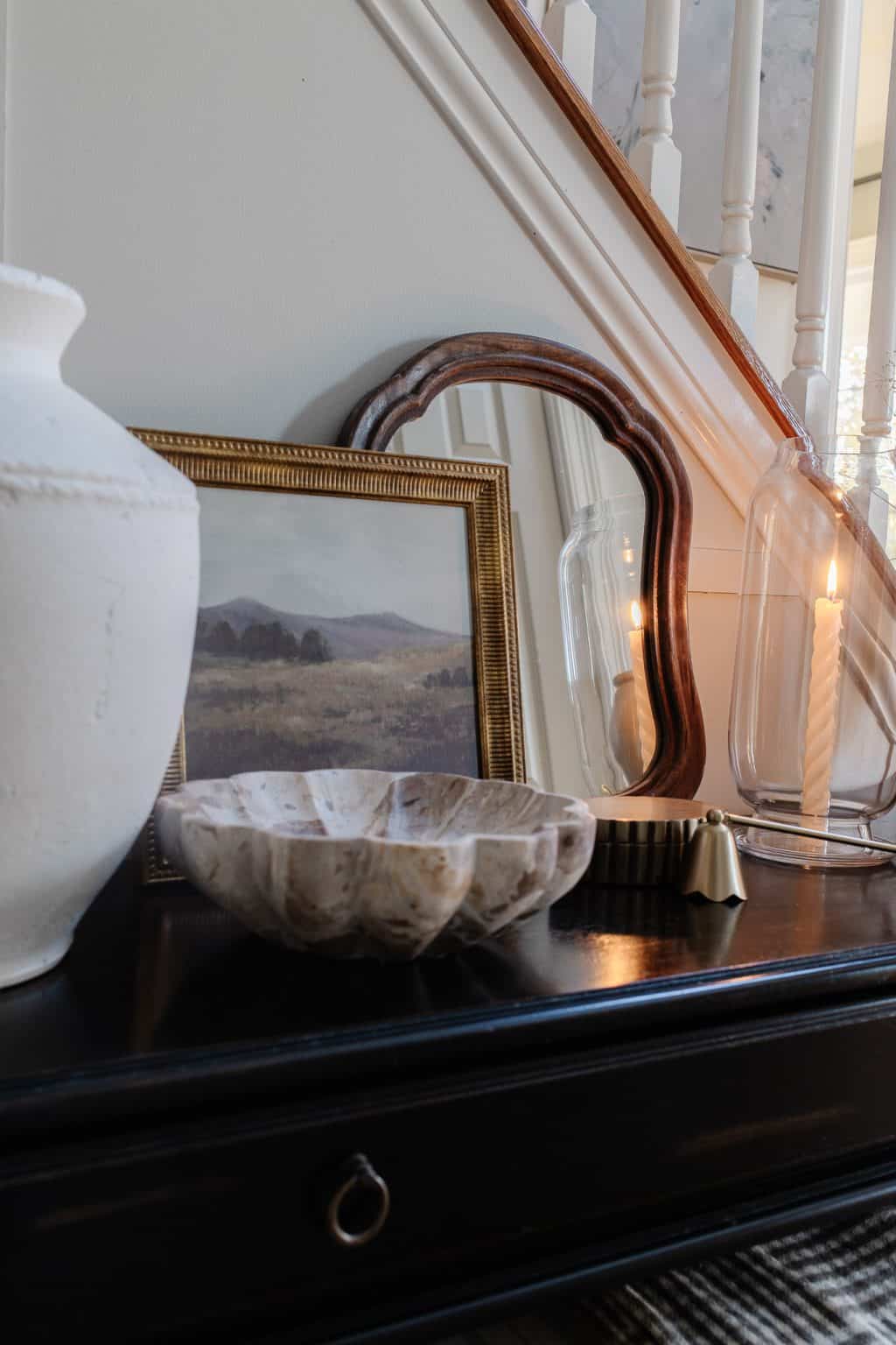 Console Table Styling (How to decorate a console table) - Lantern Lane ...