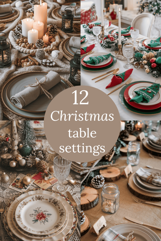 Christmas Table Setting Ideas - Lantern Lane Designs