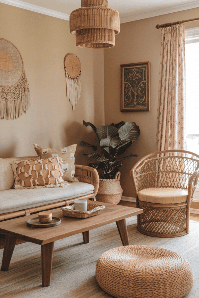 20 Beautiful Boho Living Room Ideas and Inspiration - Lantern Lane Designs